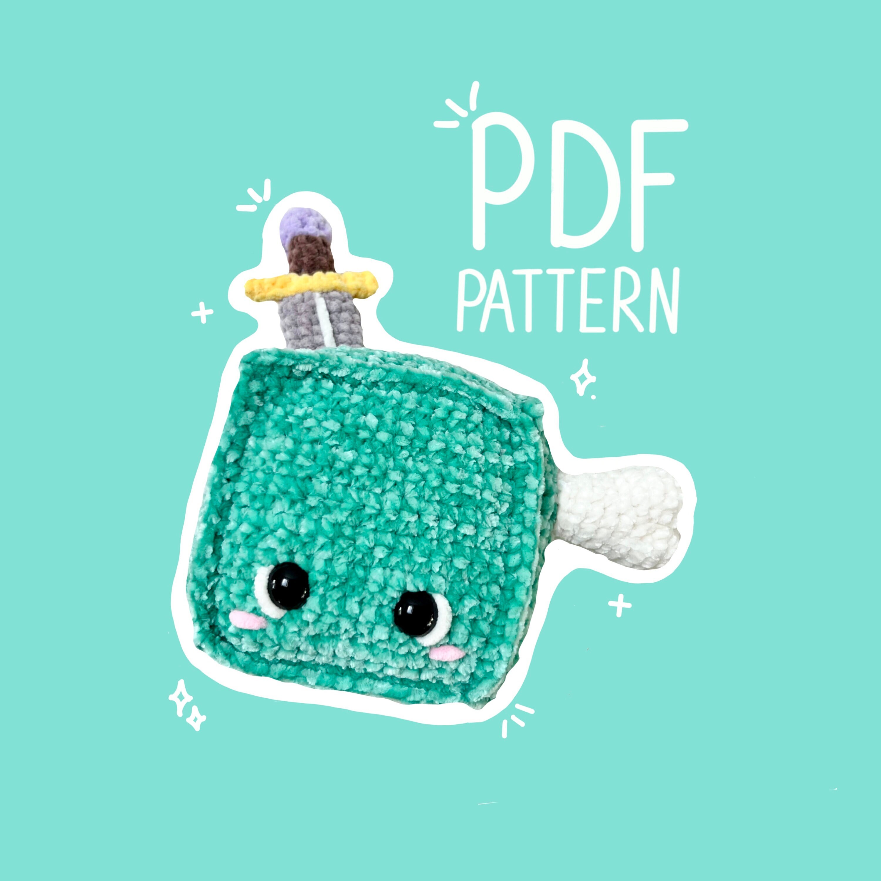 Gelatinous Cube Plushie Crochet Pattern - Etsy