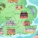 Jane Austen England Map Print | Pride and Prejudice Literary Map | Book ...