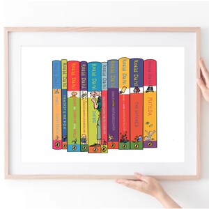 Roald Dahl Books Series | Roald Dahl Book Stack Illustration, Book ...