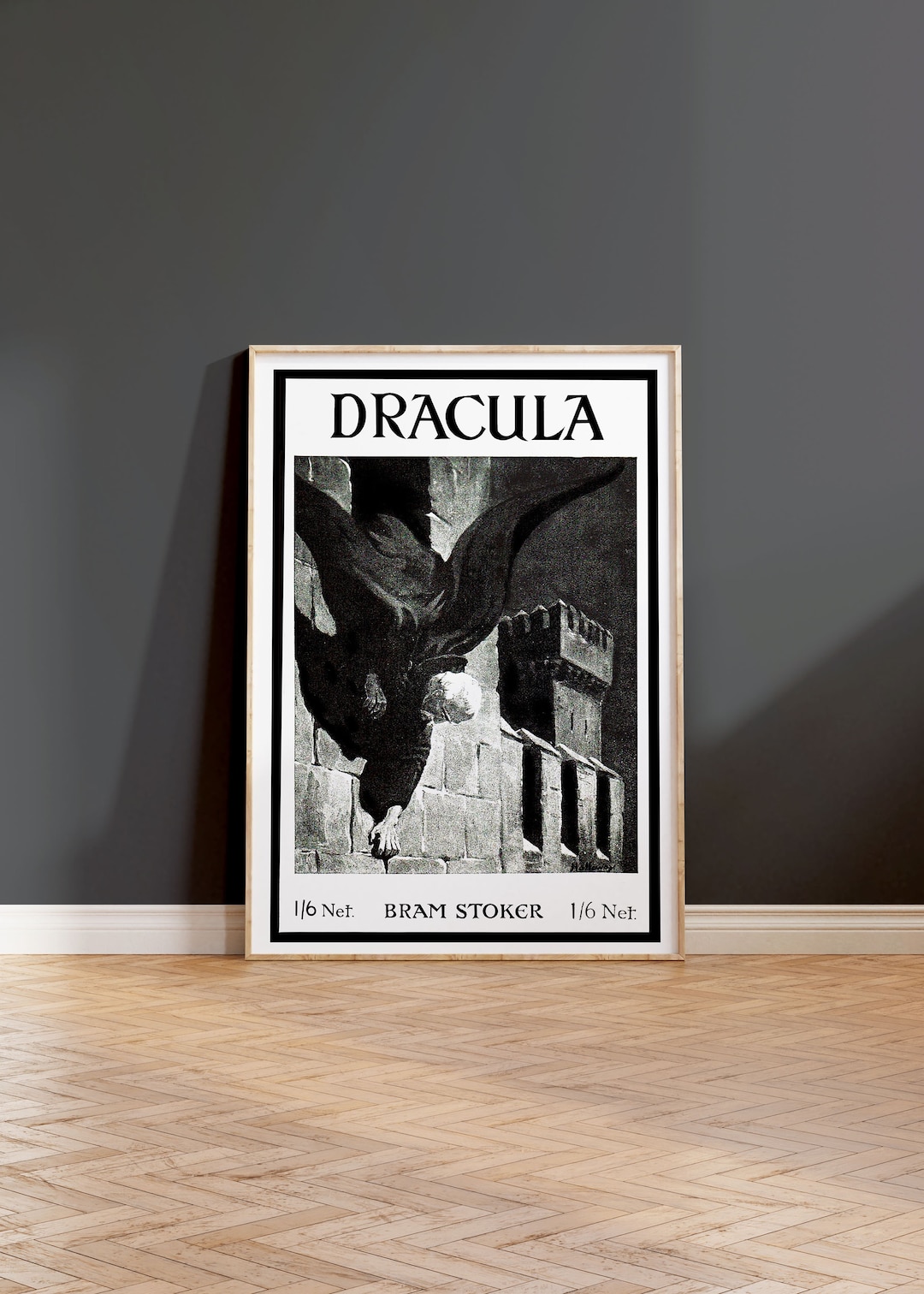 Dracula Book Illustration 1897 Wall Art Print | Bram Stoker, Vampire ...