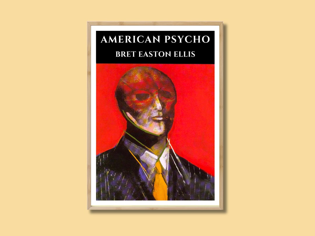 American Psycho Book Cover Design Art Print, Bret Easton Ellis ...