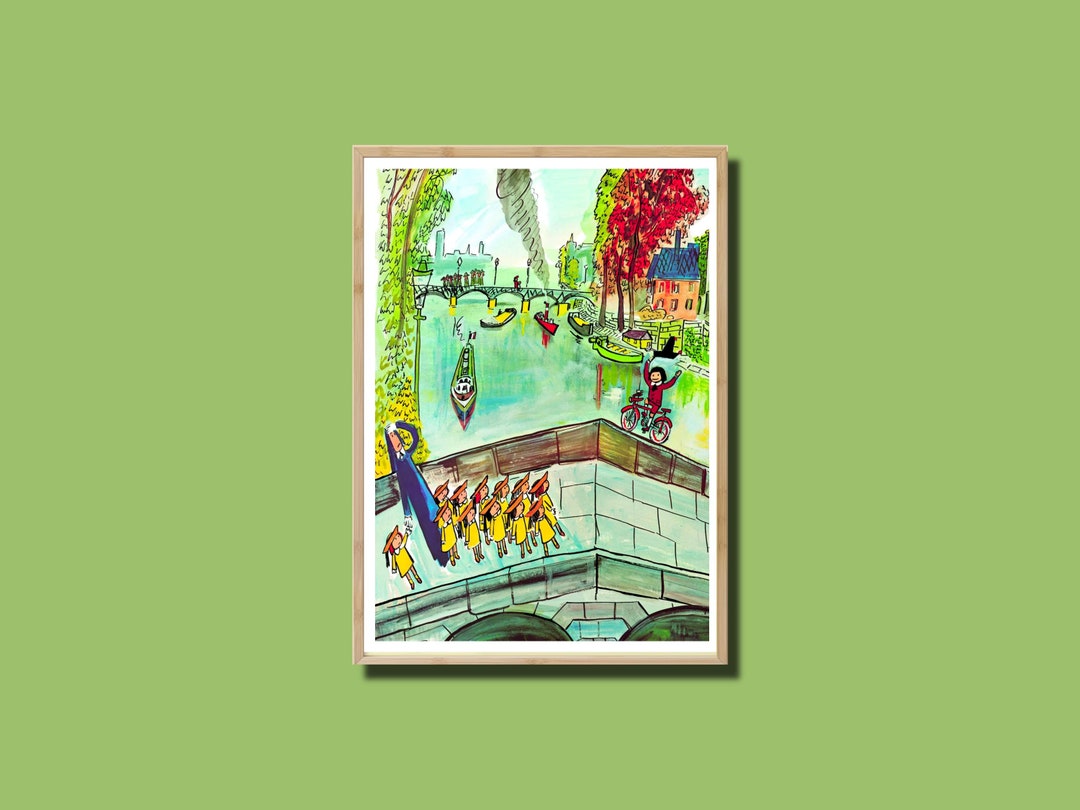 Madeline Book Illustration Art Print, Ludwig Bemelmans, Madeline Book ...