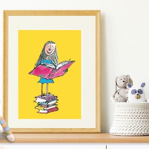 Matilda Roald Dahl, Art Print, Matilda Book, Matilda Wormwood, Miss ...