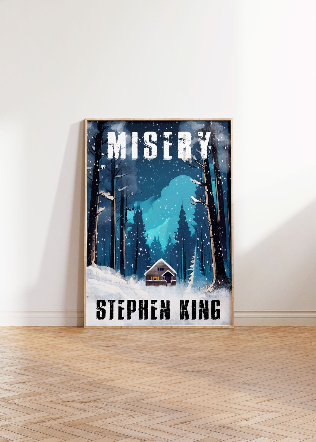 Misery Stephen King, Book Cover Design, Wall Art, American Literature ...