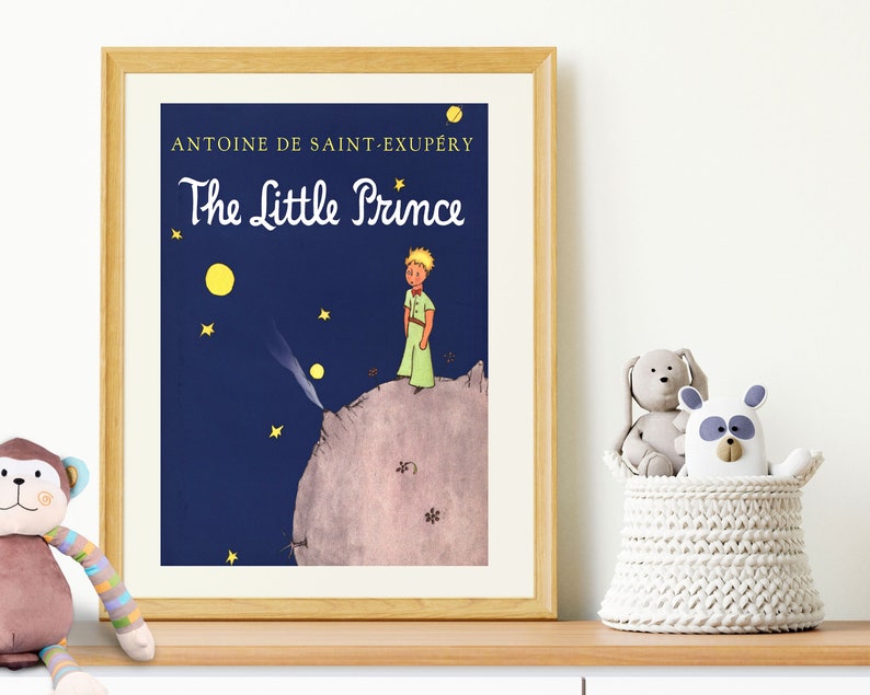 The Little Prince Book Cover Design Art Print, Le Petit Prince, the ...