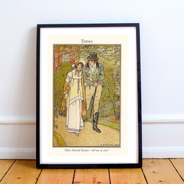 Jane Austen Wall Art - Etsy