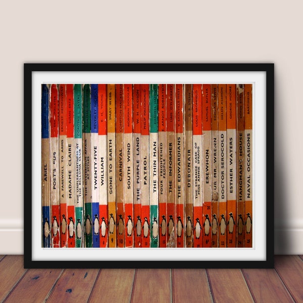 Penguin Book Poster - Etsy UK