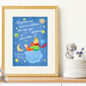 The Little Prince Book Quote, Le Petit Prince, Little Prince Art Print ...