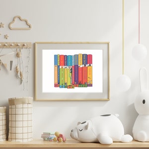 Roald Dahl Books Series | Roald Dahl Book Stack Illustration, Book ...