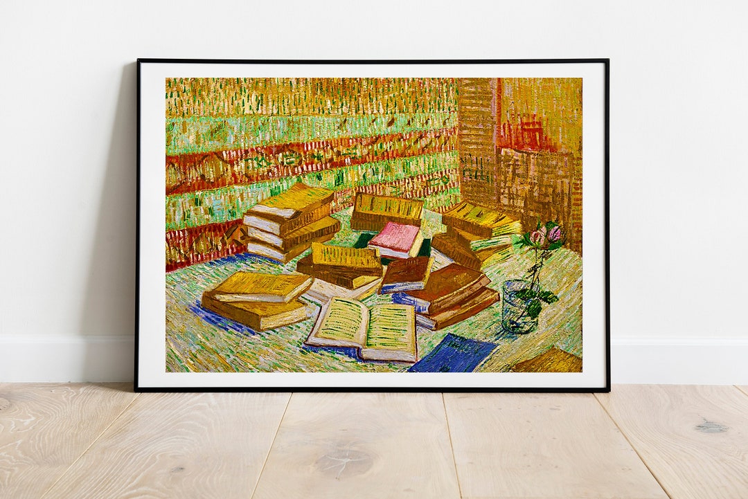 The Yellow Books by Van Gogh 1887 Wall Art, Book Lover, Reader Gift ...