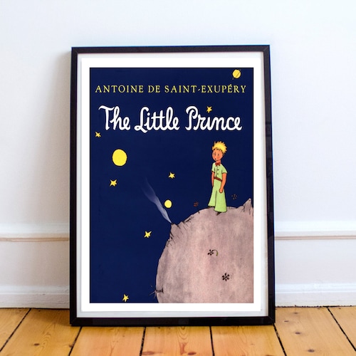 Le Petit Prince Book Cover Print / the Little Prince Vintage - Etsy