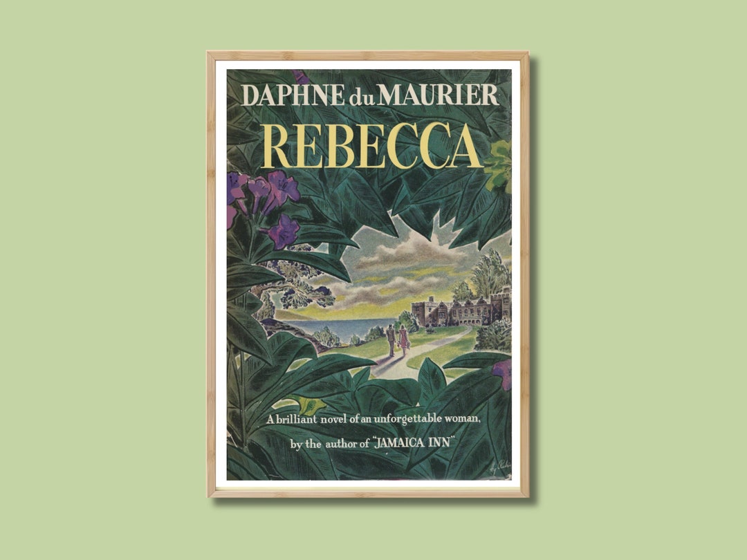 Rebecca Book Cover Design Art Print, Daphne Du Maurier, Rebecca Book ...
