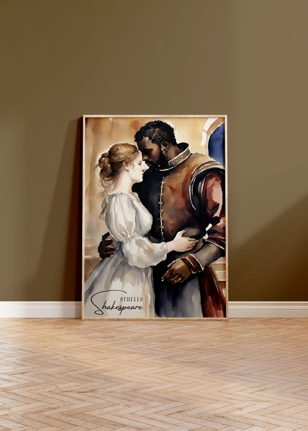 Othello by William Shakespeare Wall Art | Desdemona, Tragedy, Drama ...