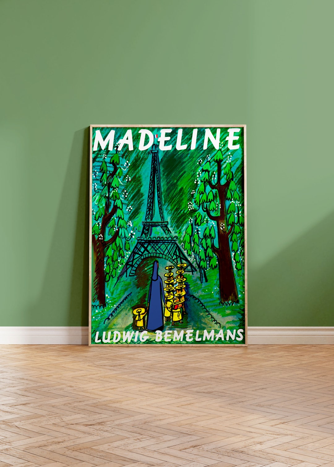 Madeline Ludwig Bemelmans, Art Print, Wall Art, Book Illustration, Book ...