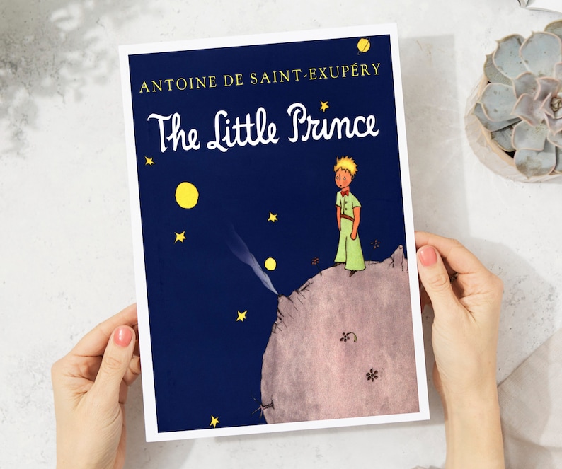 The Little Prince Book Cover Design Art Print, Le Petit Prince, the ...
