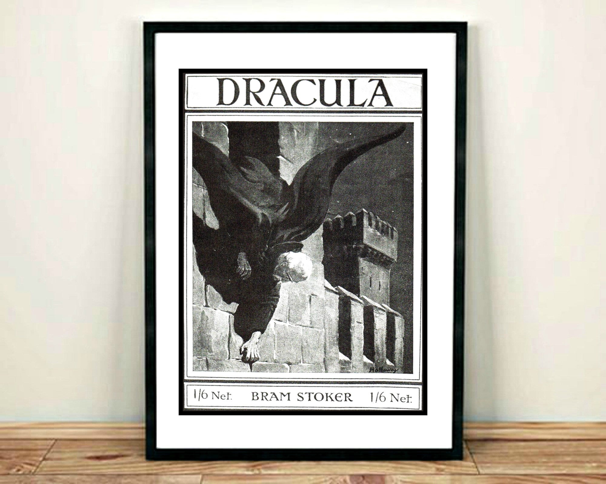 Dracula Book Illustration 1897 Bram Stoker Art Print Etsy Uk