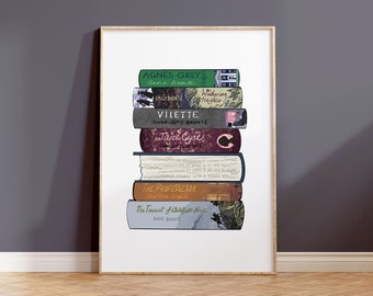 Emily Brontë Writing Artwork Print - Etsy