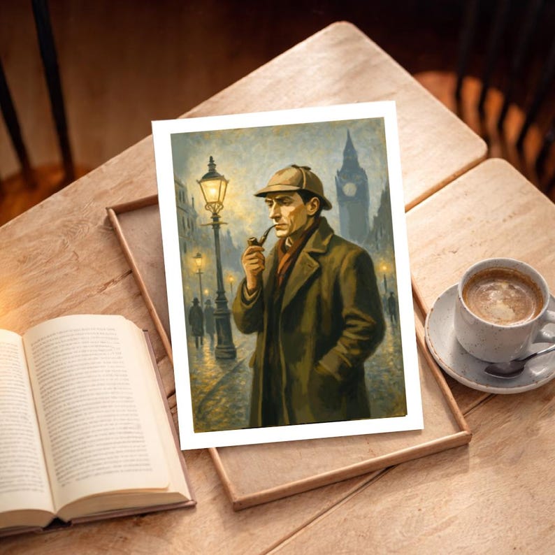 Sherlock Holmes in London Wall Art Print | Arthur Conan Doyle, Sherlock ...