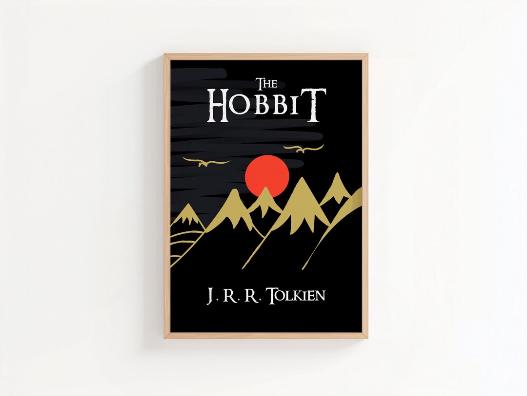 Buy The Hobbit Book Cover Design | the Hobbit Art Print | J.R.R ...