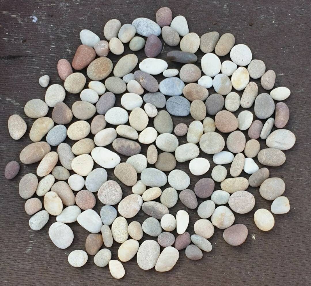 25-300 Small Stones Pebbles Rocks, 0.5-2 Cm Approx, Art, Craft ...