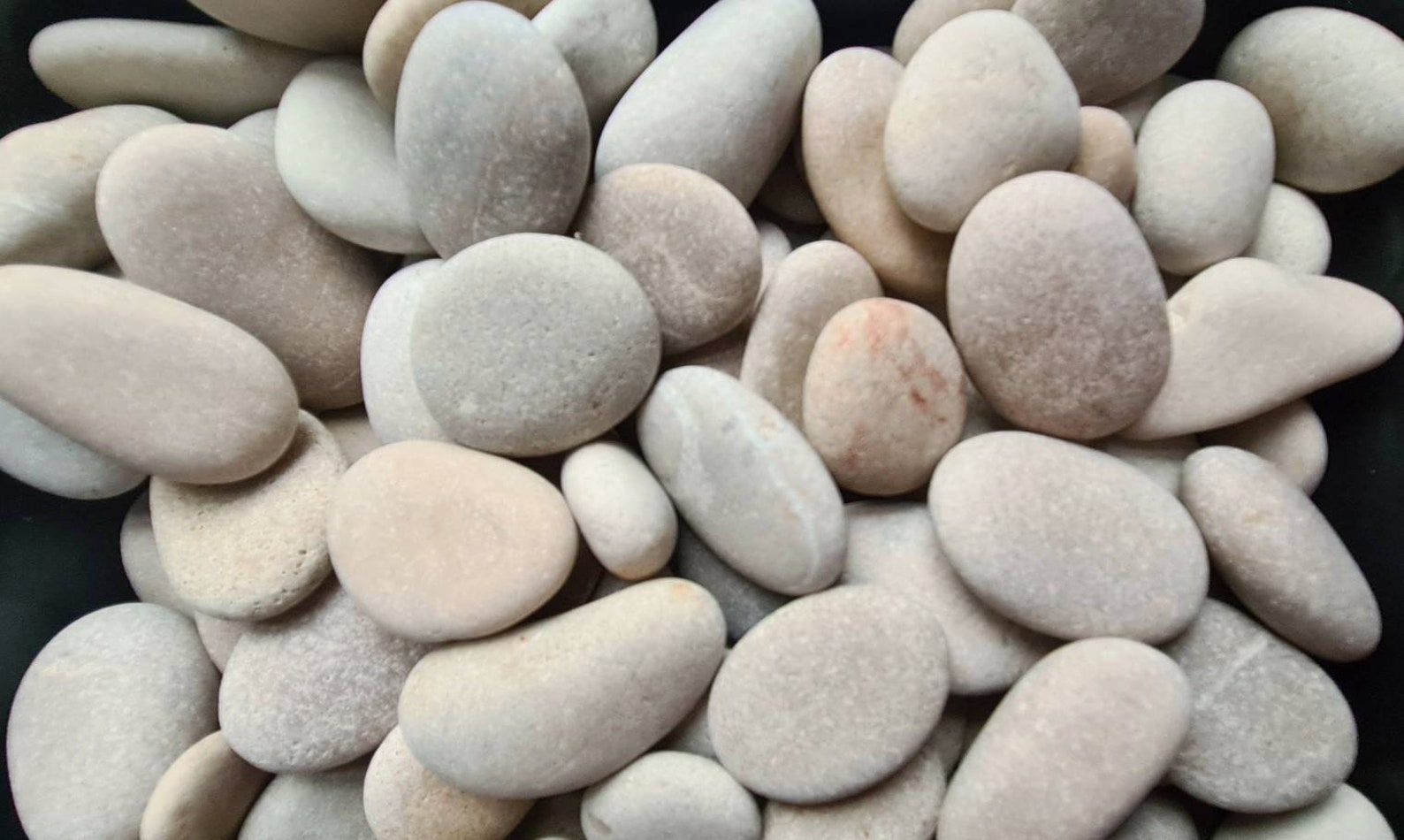 2 4 Cm Beige Pebbles Grey Pebbles Smooth Stones Rocks - Etsy Canada