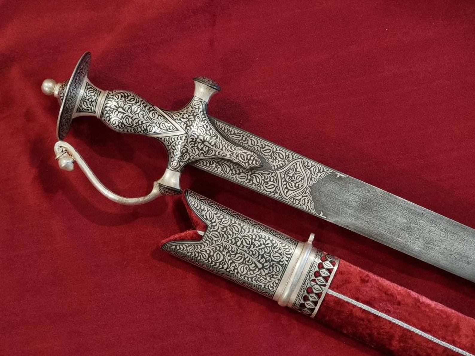 Traditional Indian Sikh Rajput Maratha Khanda With Silver - Etsy