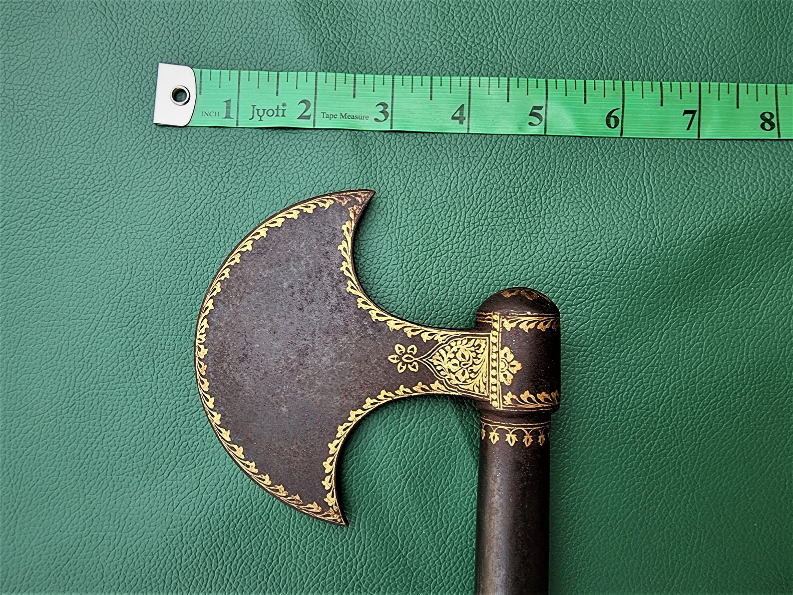 Indo Persian Mughal Ottoman Gold Damascened Ornamental Axe - Etsy