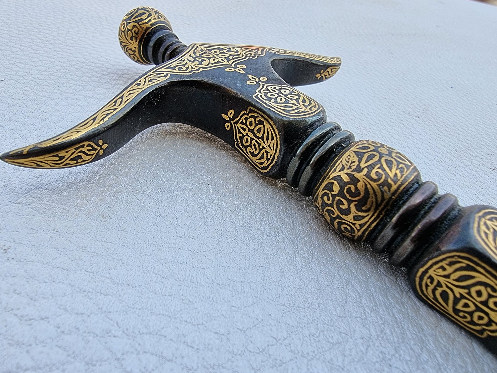 Vintage mughal chillanun dagger bichua made of damascus steel | Etsy