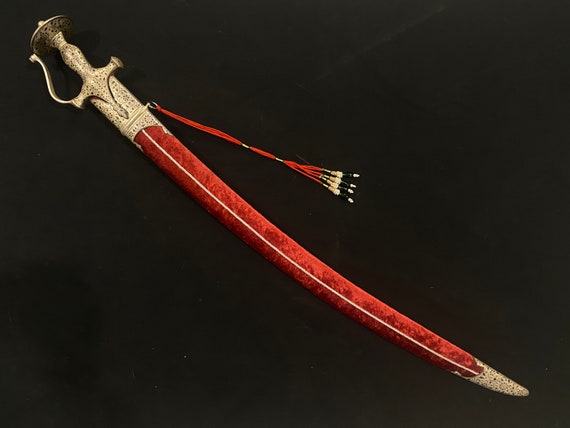 Vintage Indian Royal Sikh Rajput Tegha Sword Talwar With | Etsy