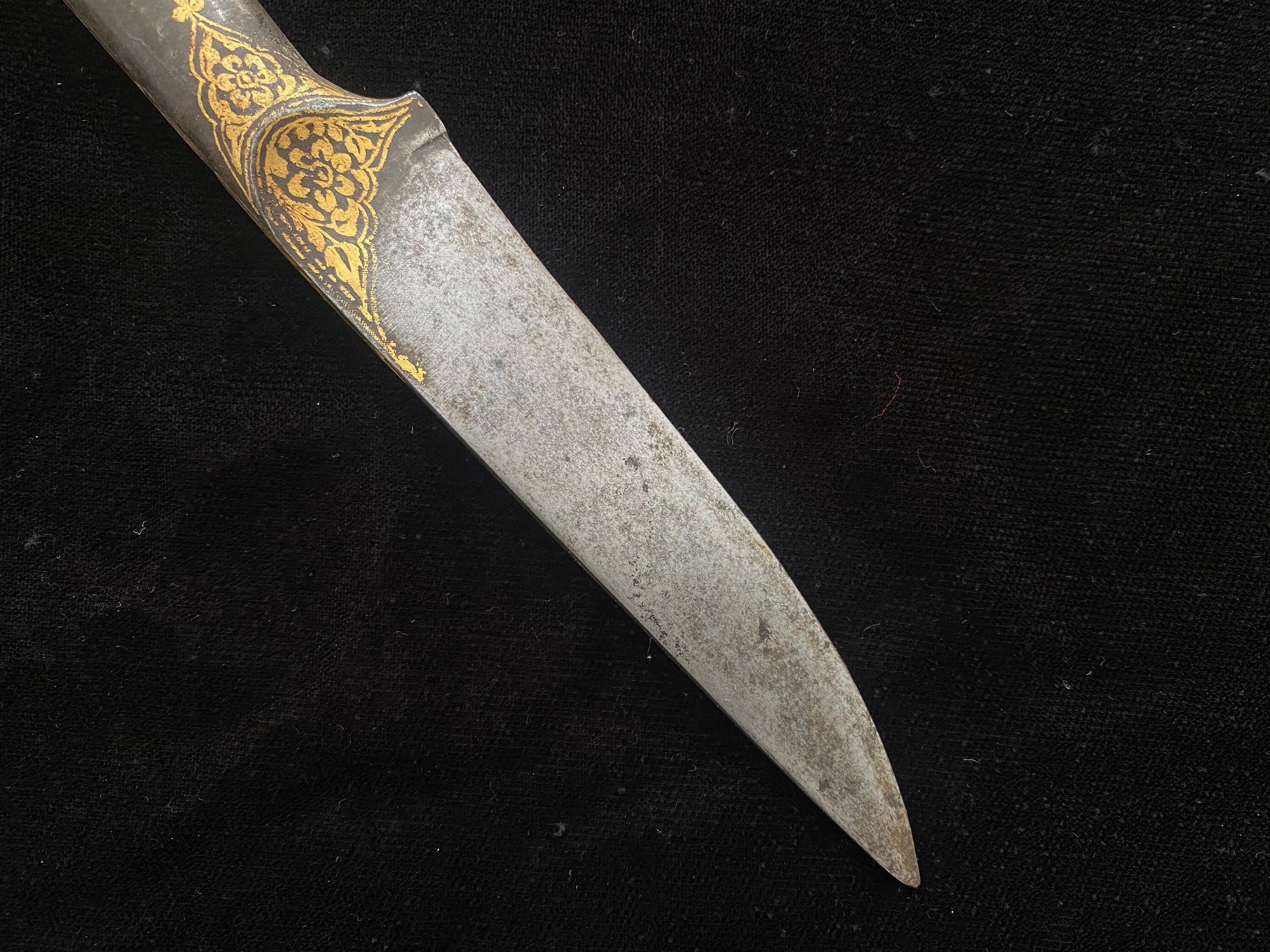 Vintage Rare Indo Persian Gold Double Churi Dagger With Gold - Etsy