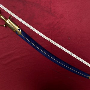 Ceremonial Sikh Rajput Maratha Indian Royal Sword Talwar With Gold ...