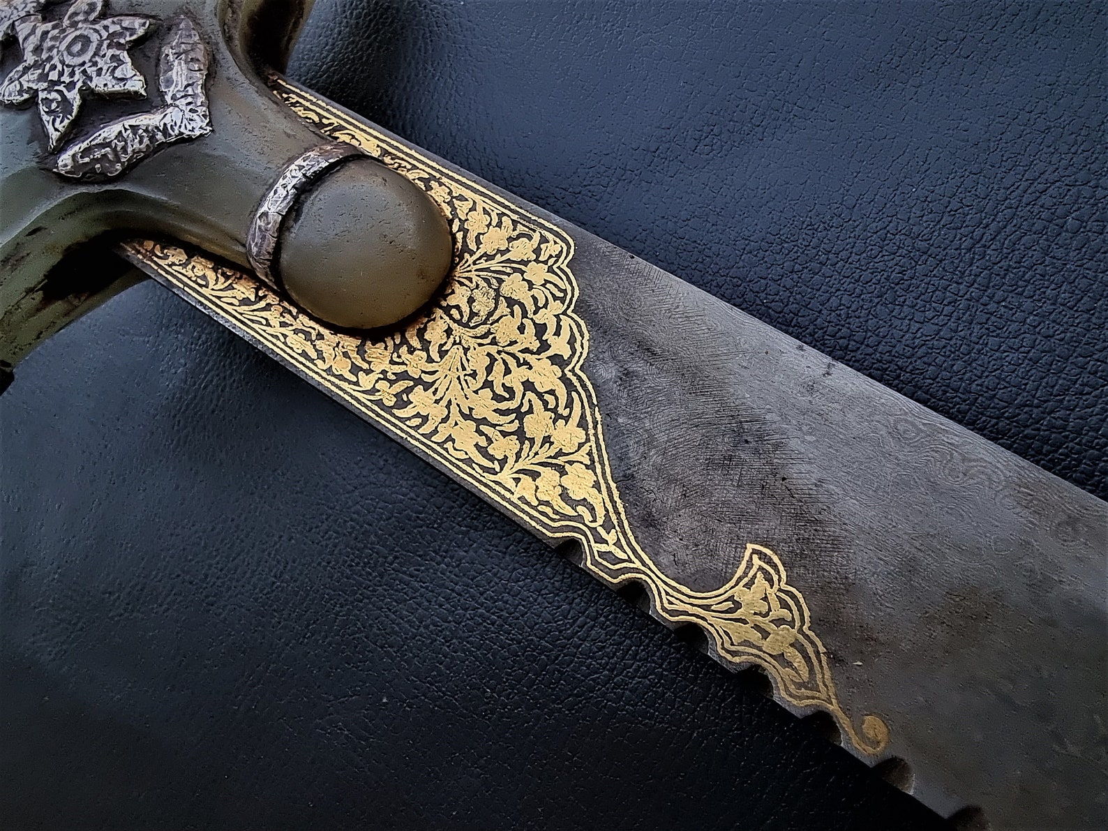 Vintage Decorated Handcrafted Jade Hilt Sikh Rajput Talwar - Etsy