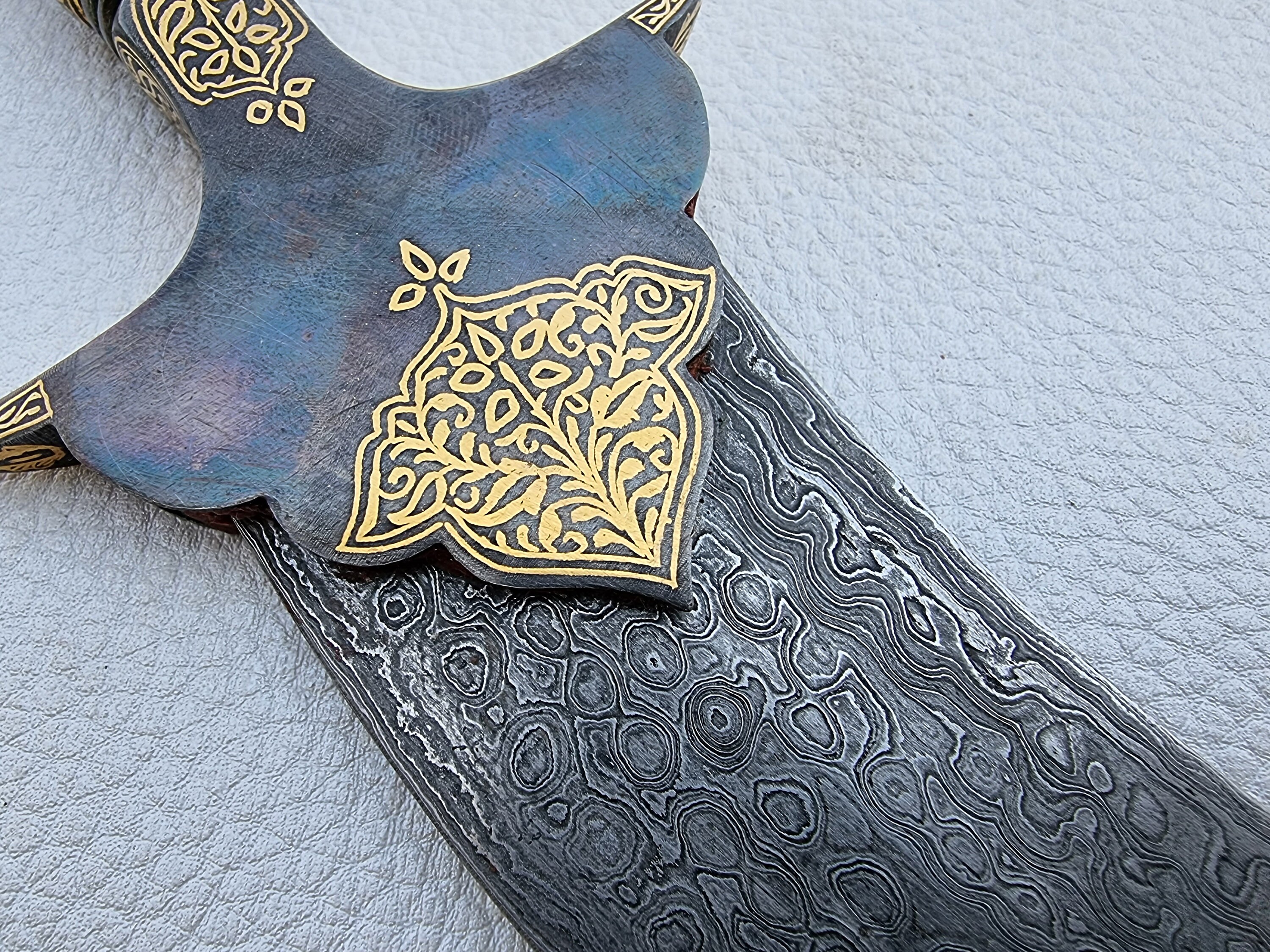 Vintage Mughal Chillanun Dagger Bichua Made of Damascus Steel - Etsy UK