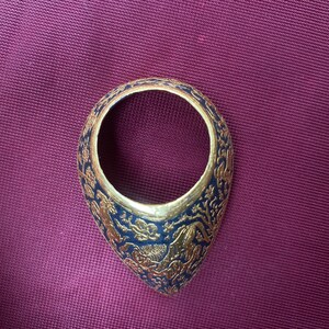 Vintage Original Ottoman Mughal Islamic Gold Tombak Gold Koftgari ...