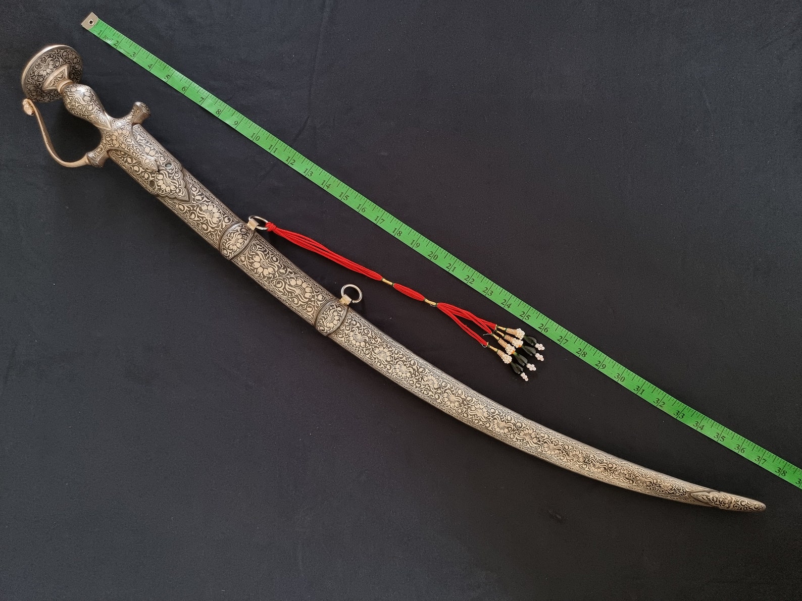 Indian sikh rajput mughal sword talwar shamshir with silver | Etsy