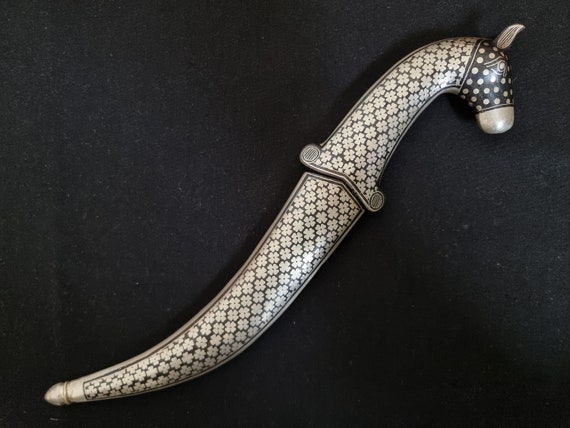 Vintage Mughal Turkish Dagger Horse Face Hilt Dagger and - Etsy
