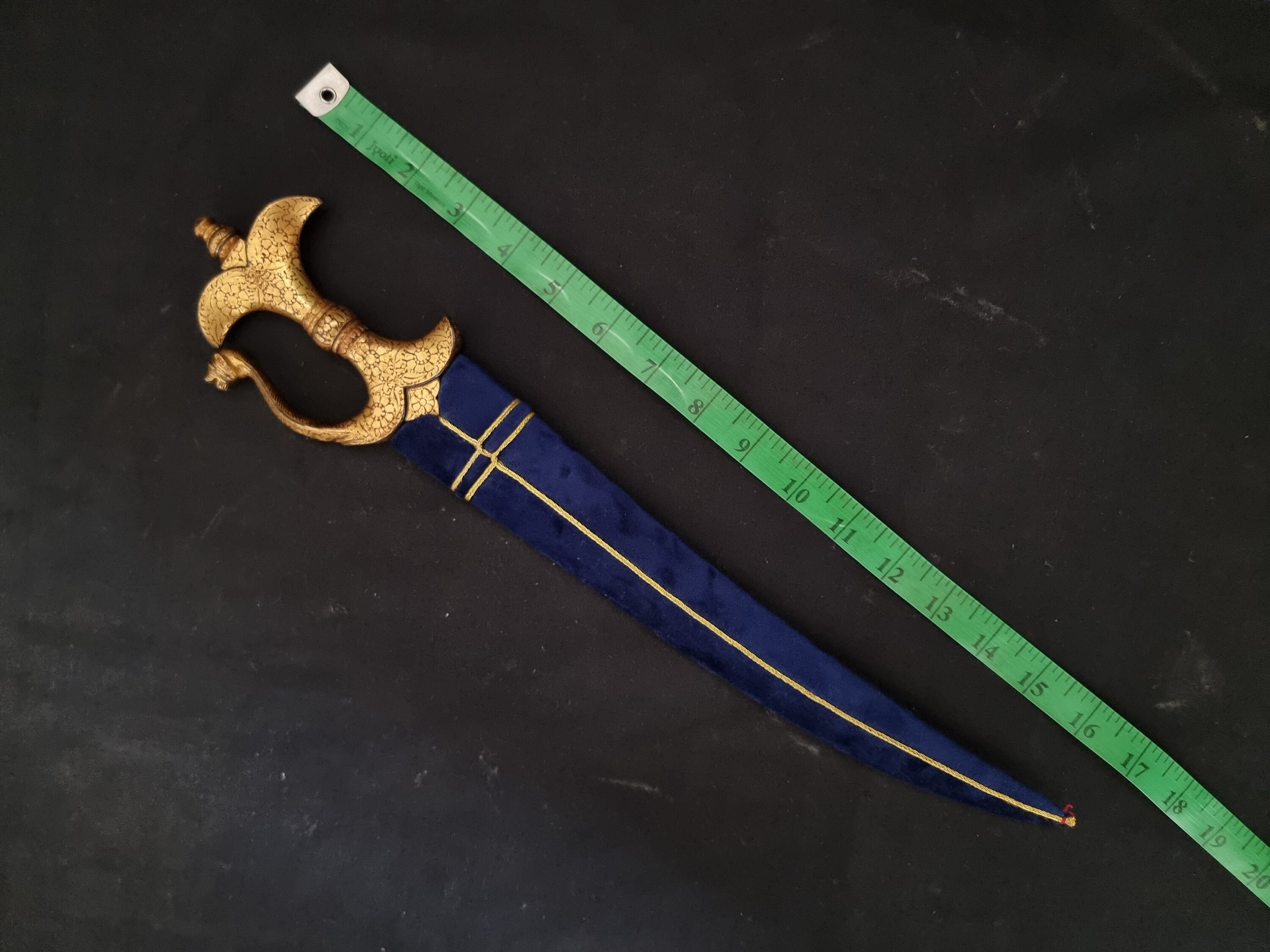 Vintage Indo Persian Chilanum Bichua Khanjar Kirpan With Heavy - Etsy ...