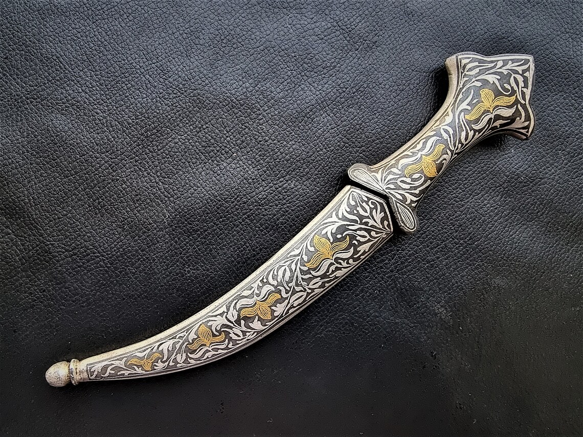 Vintage Old Mughal Turkish Dagger Small Dagger Knife With - Etsy