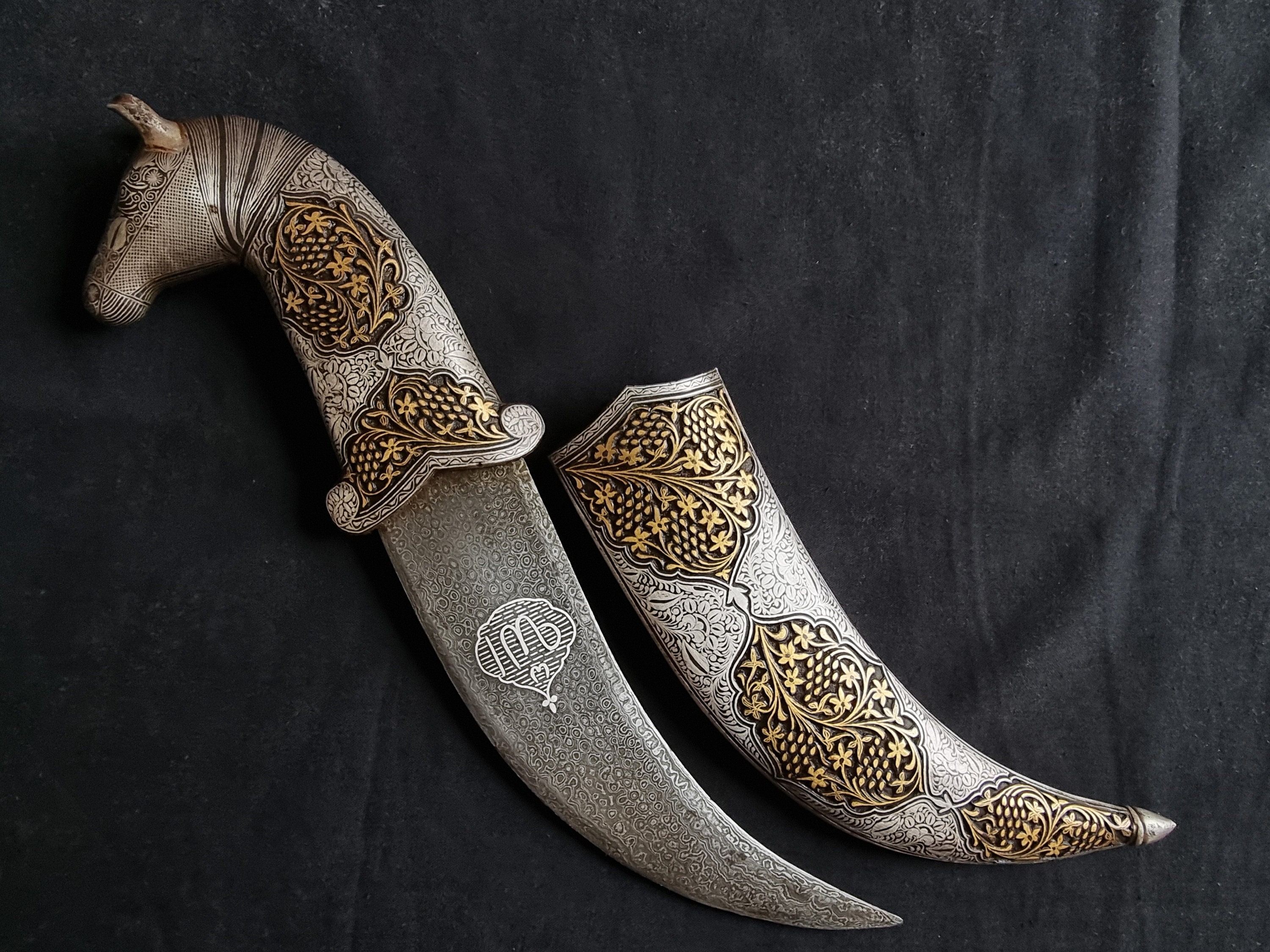 Vintage Rare Premium Indo Persian Mughal Sikh Dagger With - Etsy