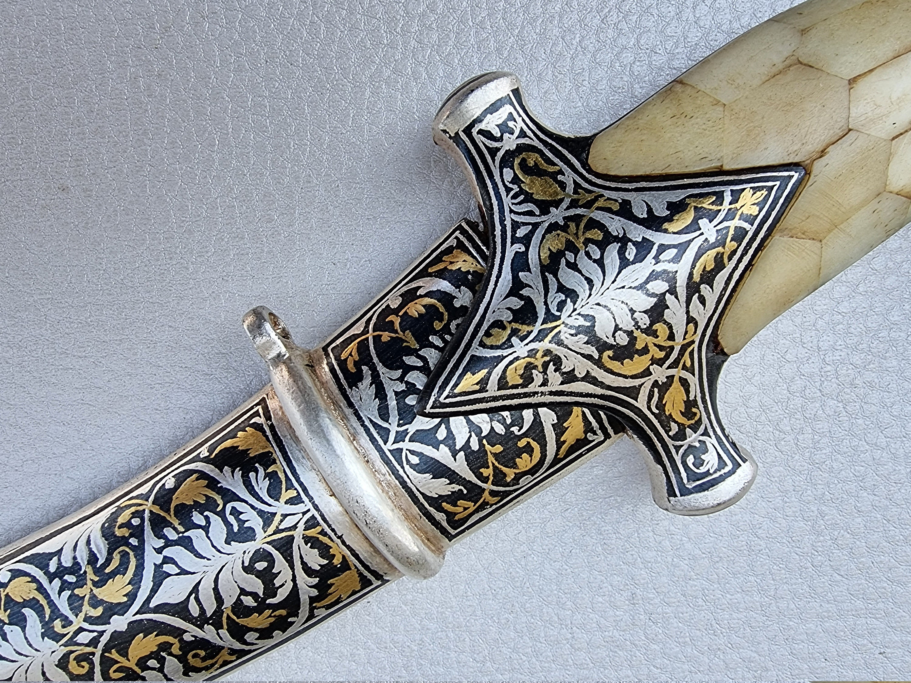 Assorted Indian Mughal Indo Persian Dagger With Parrot Hilt | Etsy