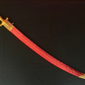 Traditional Indian Handicrafted Talwar Sword Kirpan With Gold Plated ...