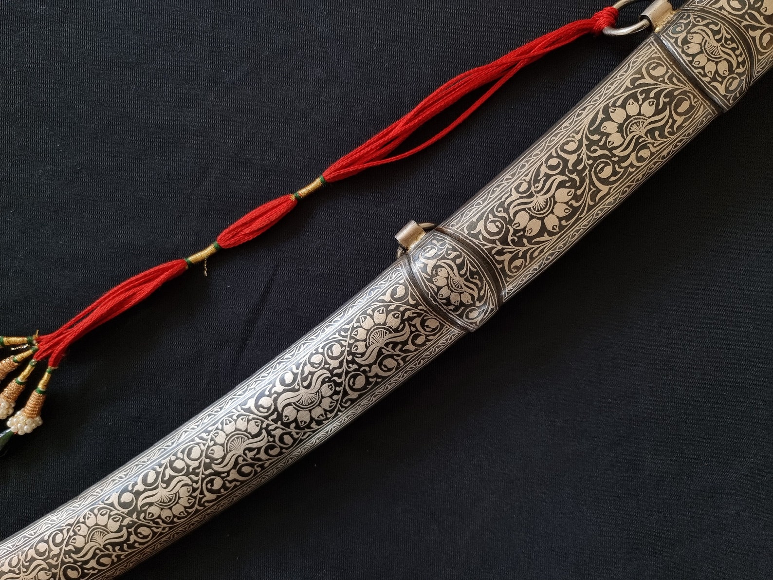 Indian sikh rajput mughal sword talwar shamshir with silver | Etsy