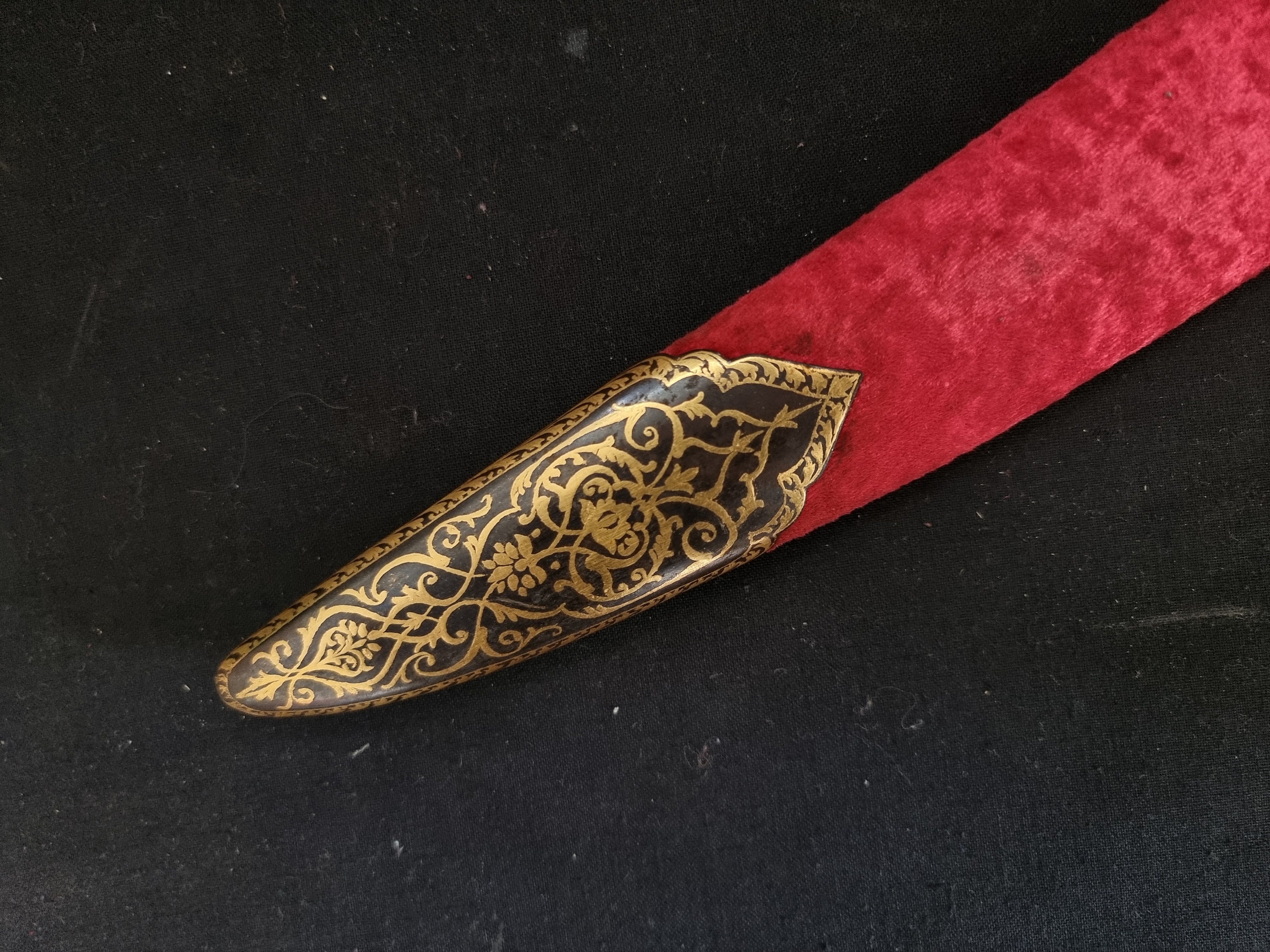 Traditional Indian Talwar/sword/ Sikh Tegha With Damascened - Etsy