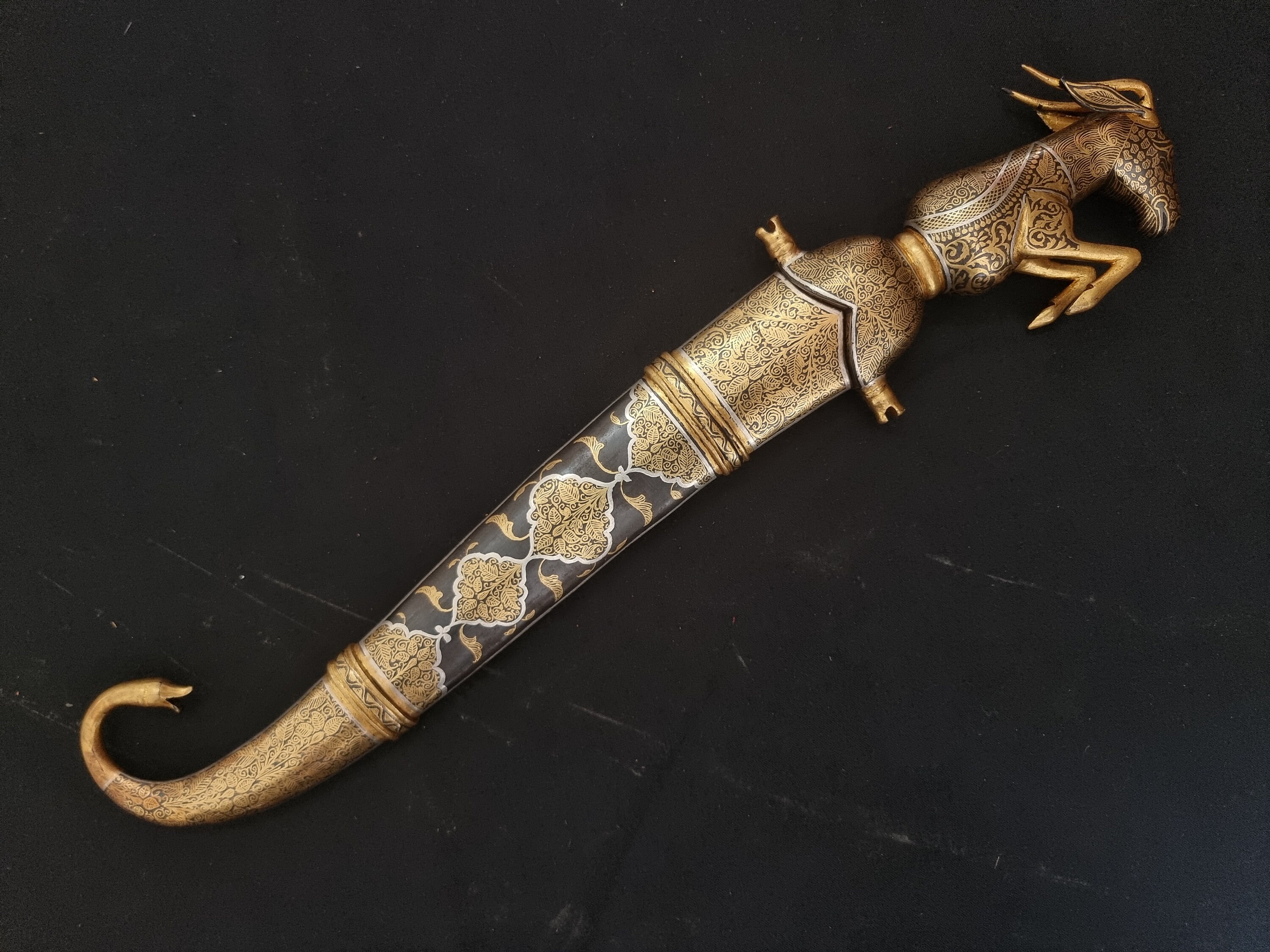 Vintage Antique Rare Indo Persian Mughal Sikh Dagger With - Etsy