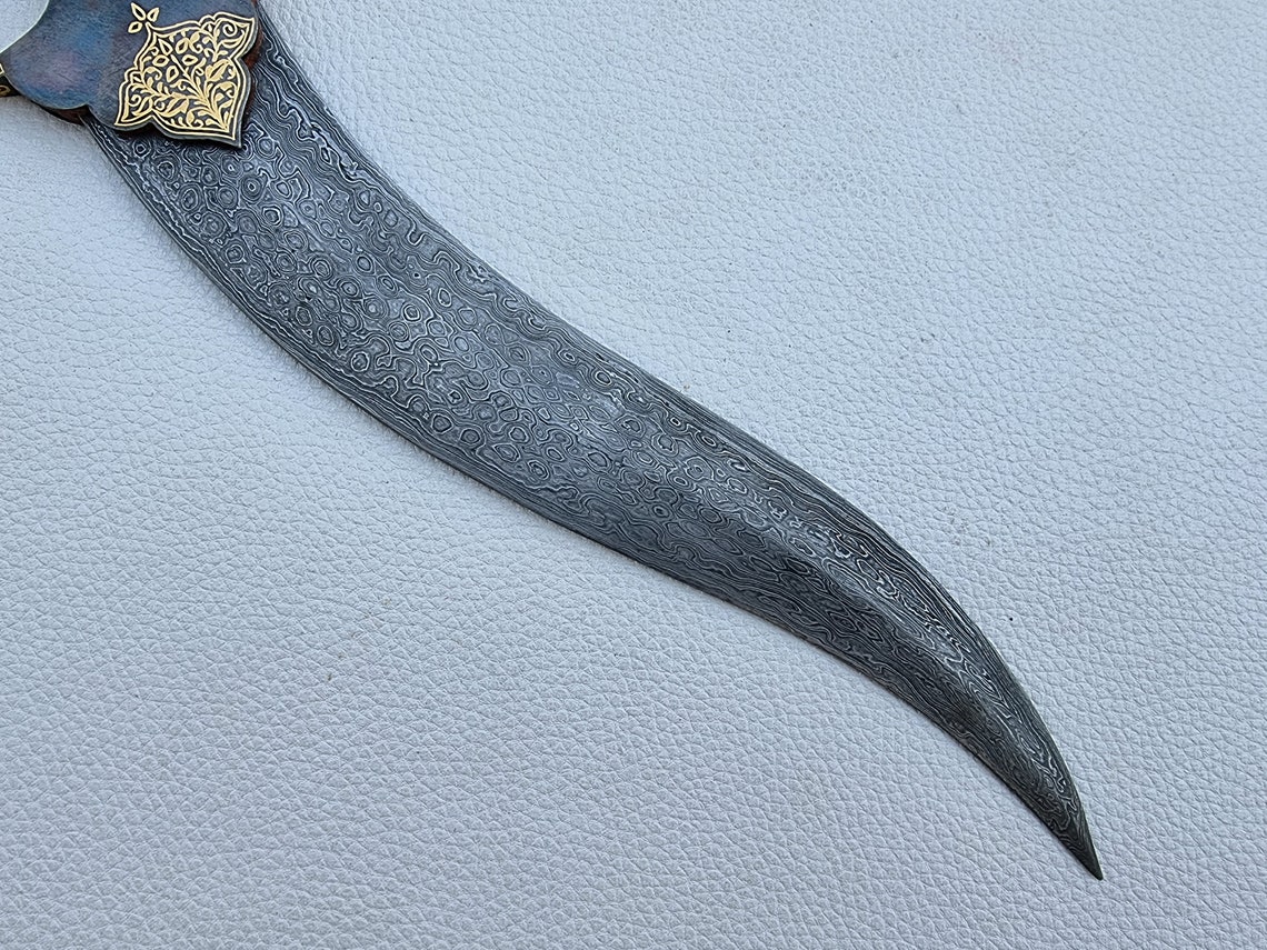 Vintage Mughal Chillanun Dagger Bichua Made of Damascus Steel - Etsy UK