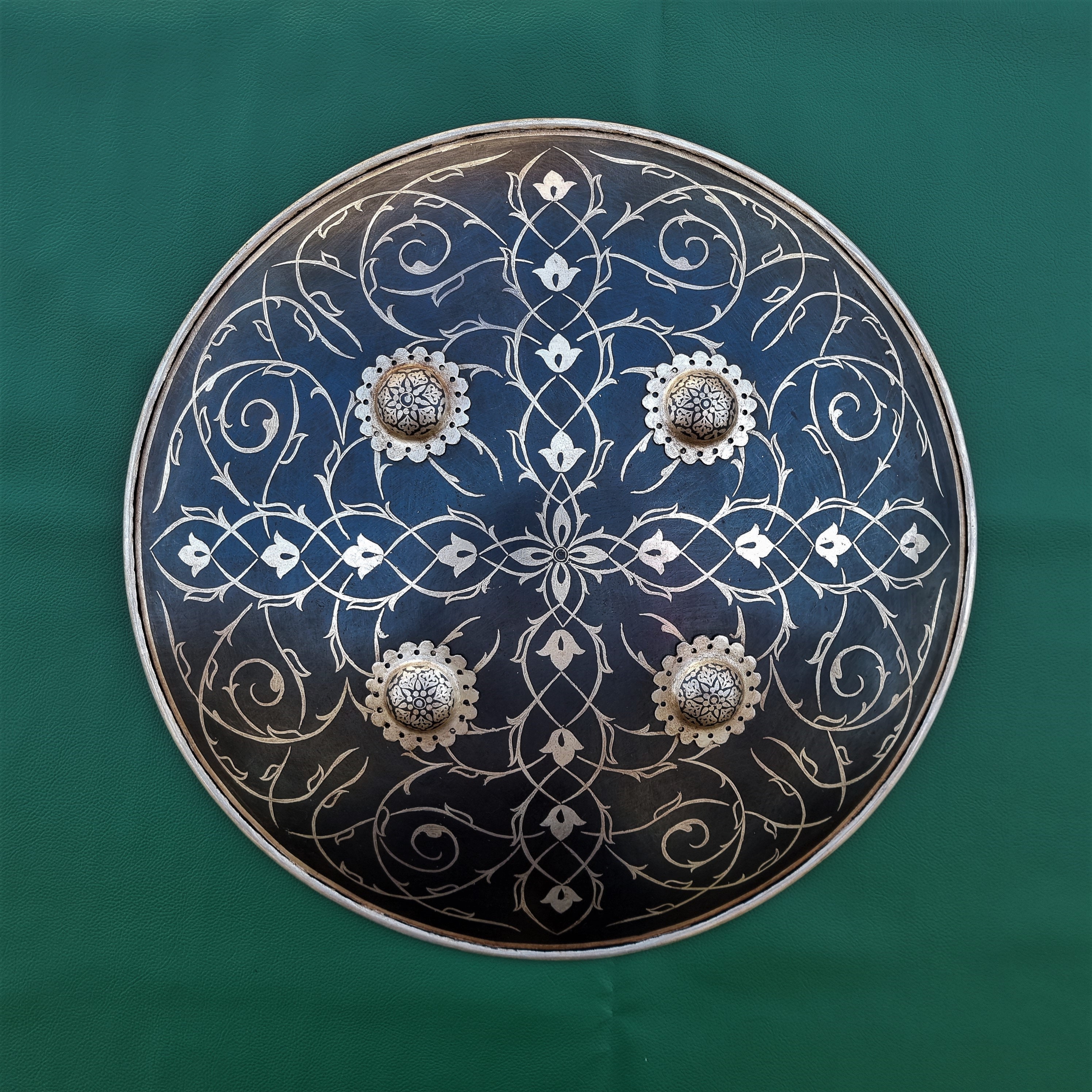 Vintage Mughal Islamic Ottoman Quranic Steel Shield Dhal - Etsy