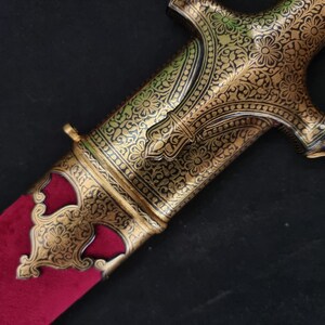 Vintage Indian Talwar Sword With an Original Elephant Tiger Hilt and ...