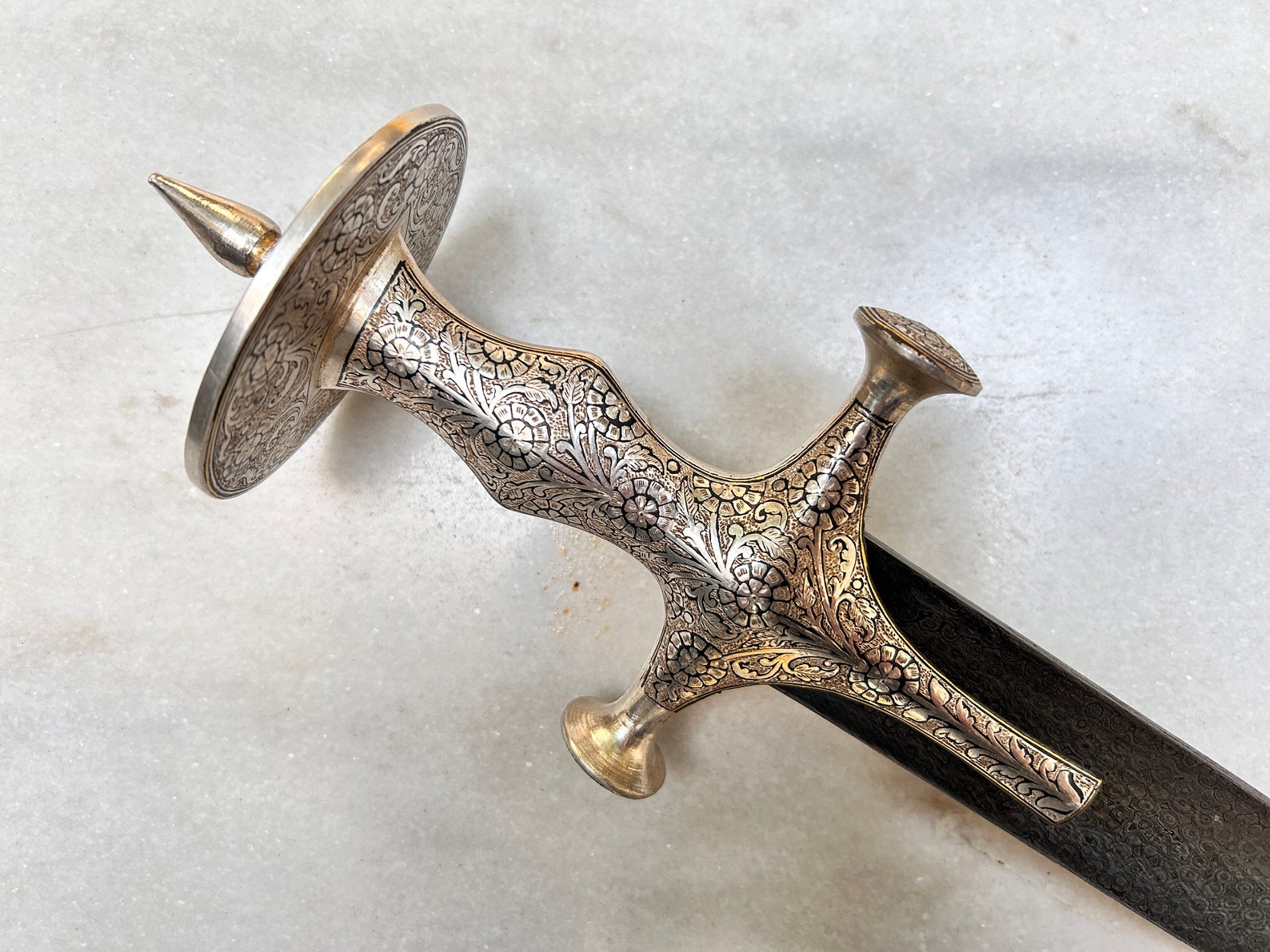 Indian Rajput Sikh Handicrafted Royal Rajputana Sikh Maratha Silver ...