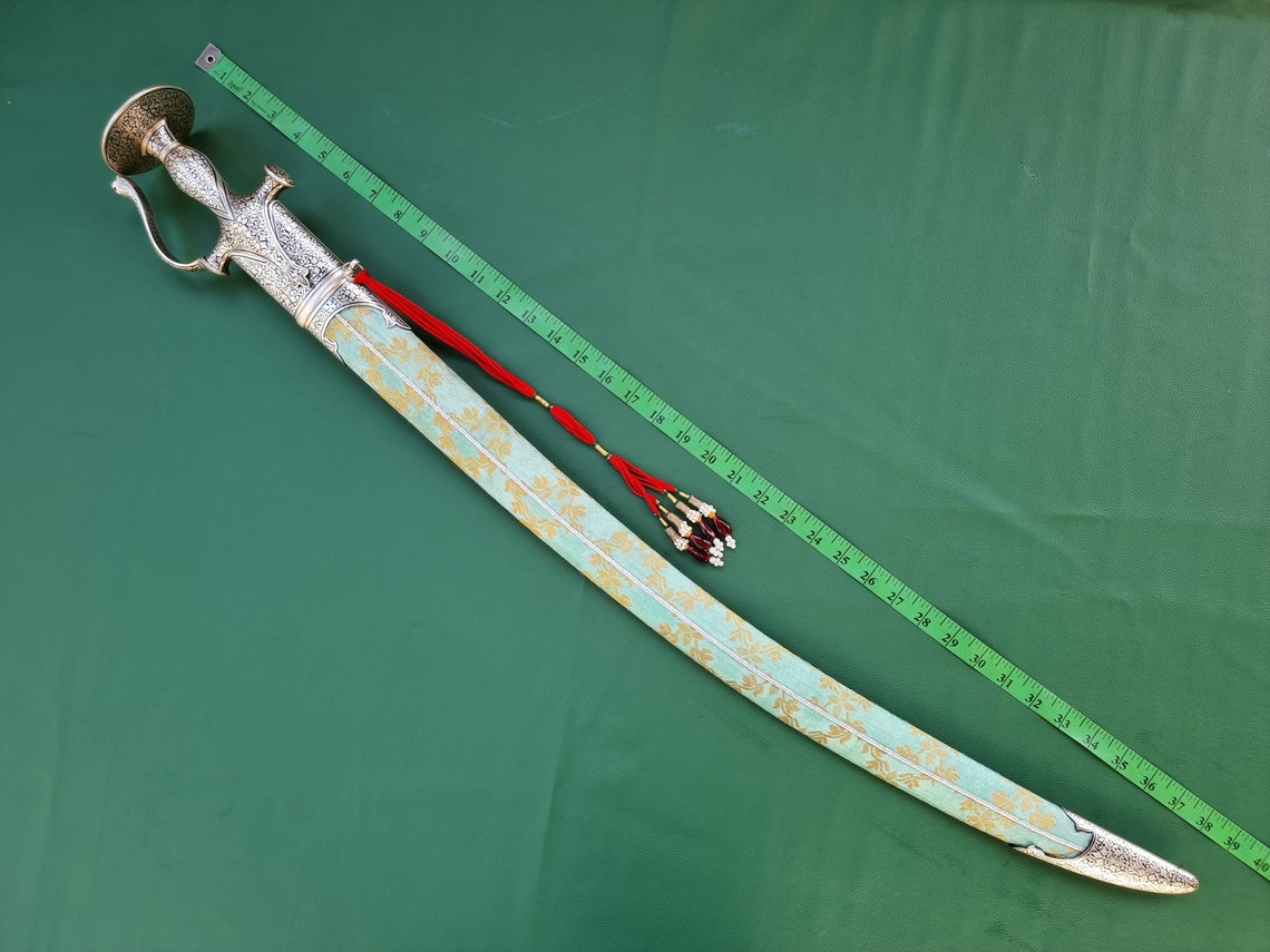 Vintage Indian Royal Sikh Rajput Shamshir Sword Talwar - Etsy