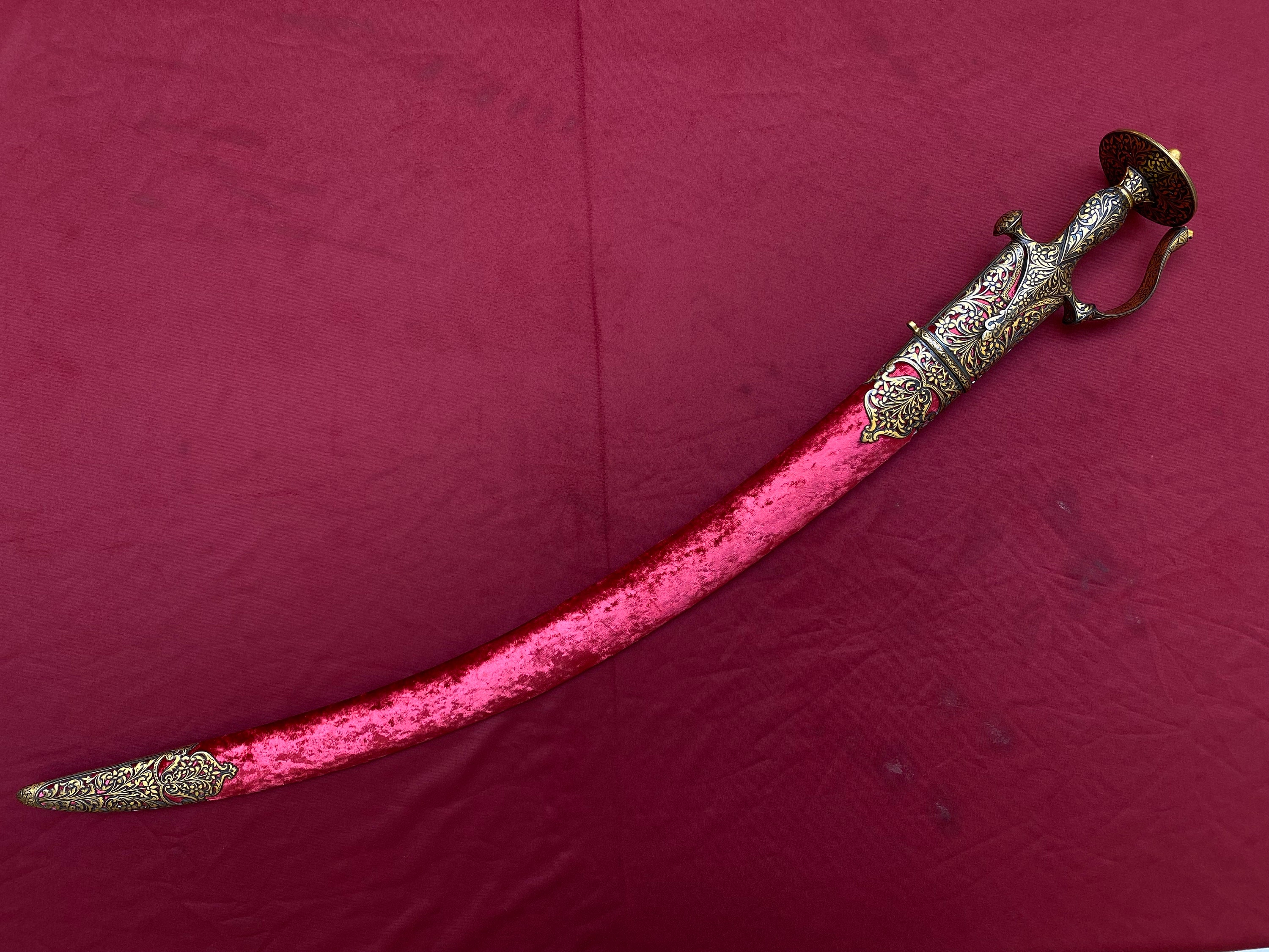 Traditional Indian Talwar/sword Kirpan With Pierced - Etsy